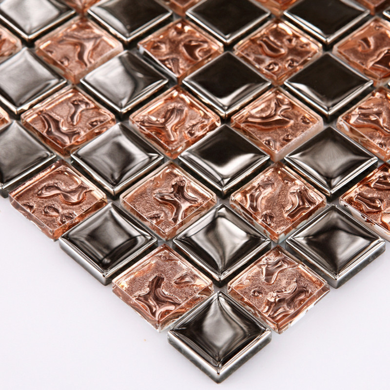 Wholesale Metallic Backsplash Tiles Gun 304 Stainless Steel Sheet Metal
