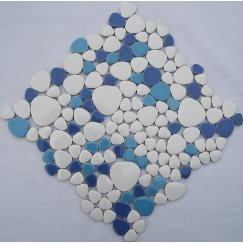 Glass Mosaic Tile Interlocking Arched Crystal Glass Tile Backsplash YF ...
