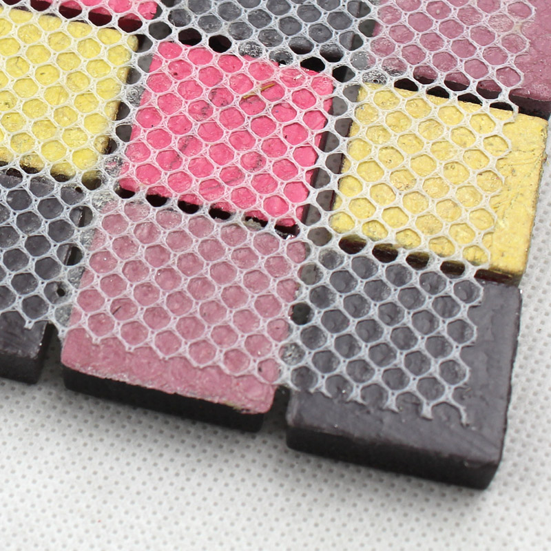 Porcelain Glass Tile Wall Backsplash Crystal Mirror Tiles Pyramid ...