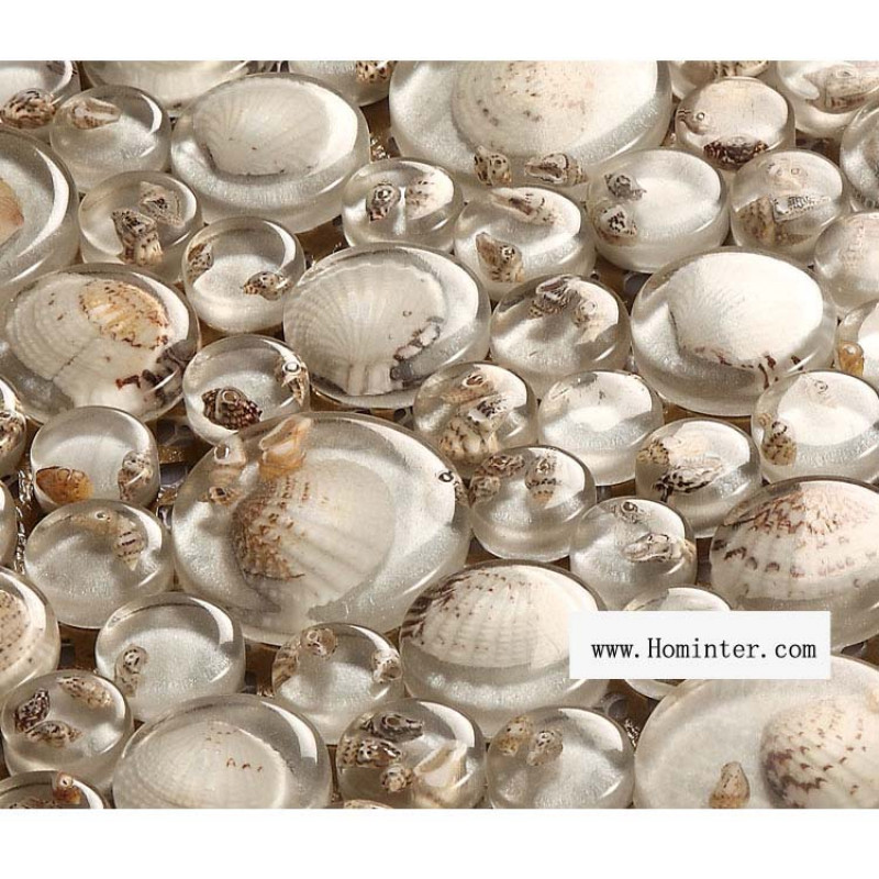 Shell Mosaic Tiles Gold Mother of Pearl Tile Backsplash