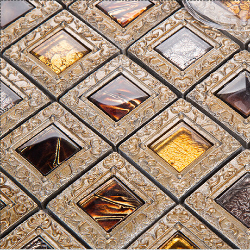 Hex Porcelain Floor Tile Mural