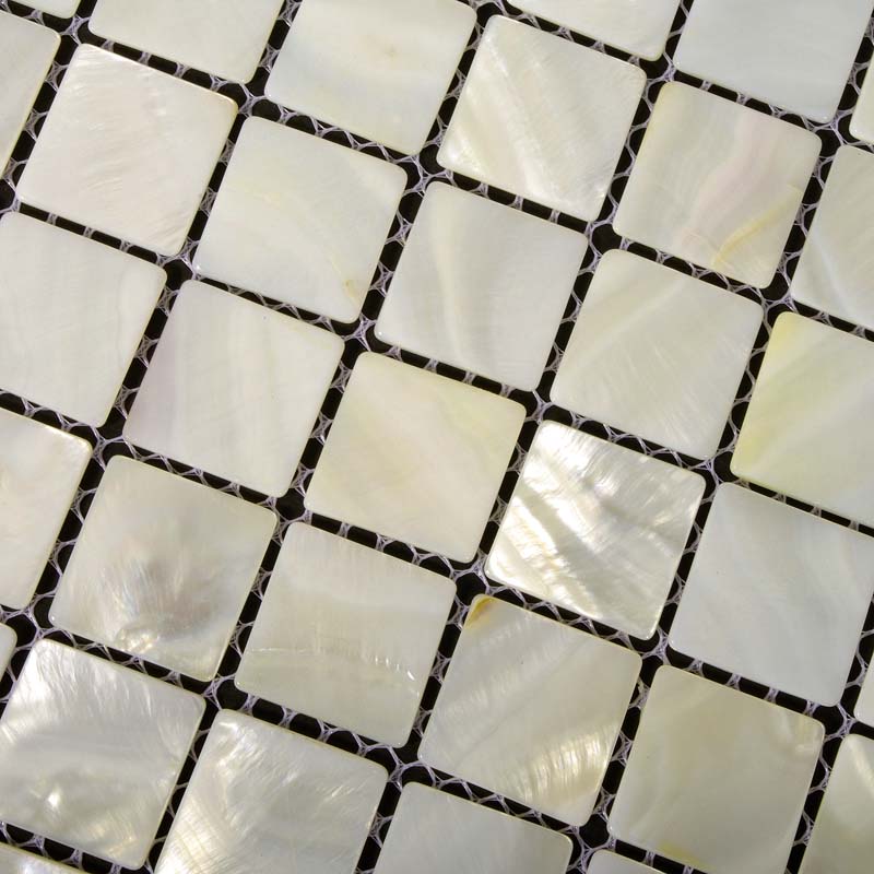 Fresh Water Mother of Pearl Shell Mosaic Tile Kitchen Backsplash