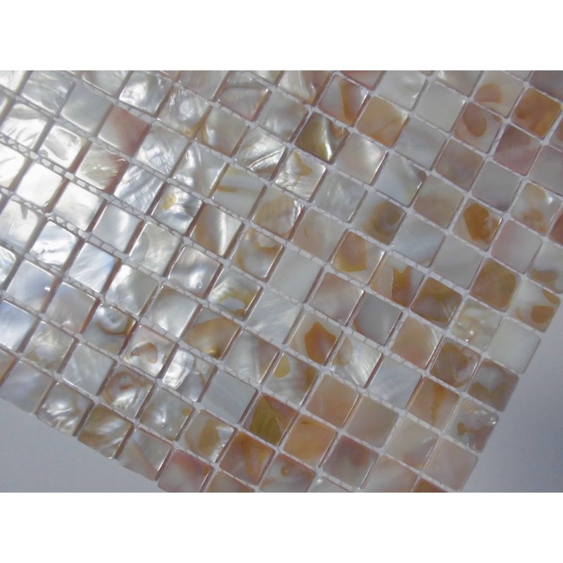 Mother of Pearl Tile Shower Liner Wall Backsplash