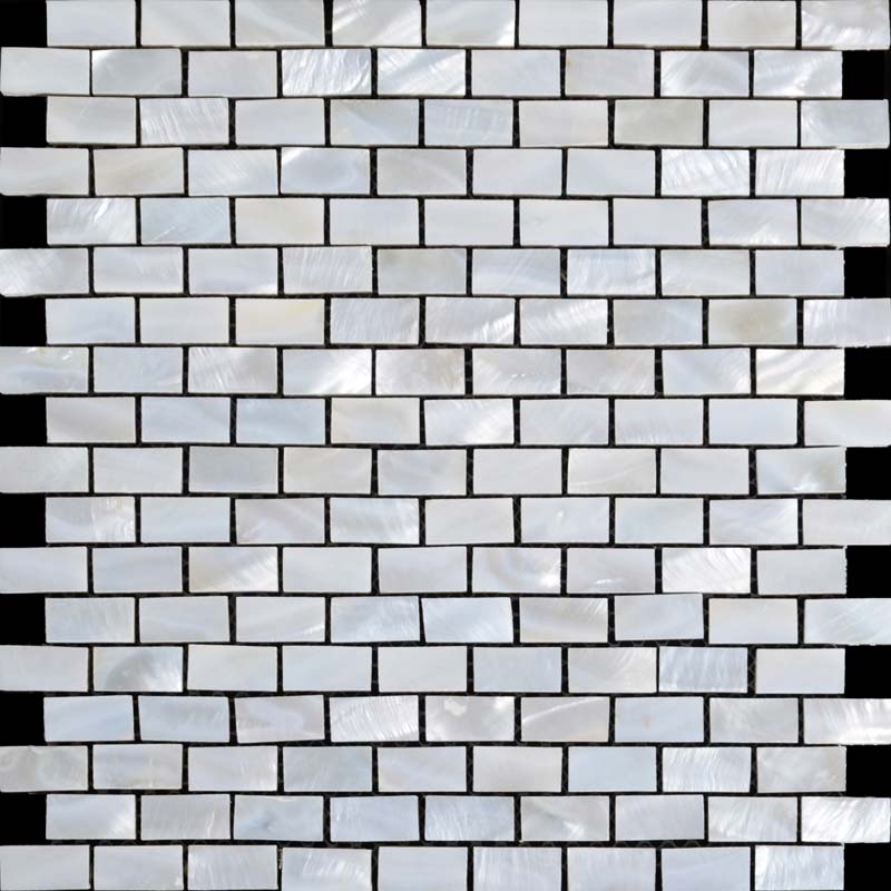 Wholesale Natural White Shell Tile Backsplash Interior Wall Subway ...