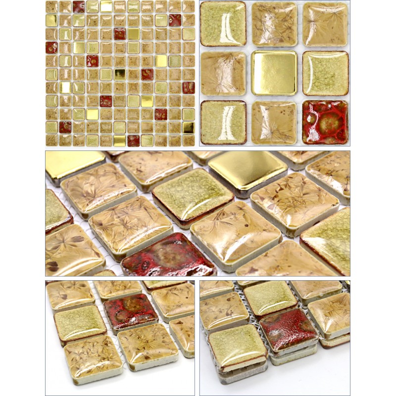 Porcelain Tile Snowflake Style Mosaic Art Design JN00