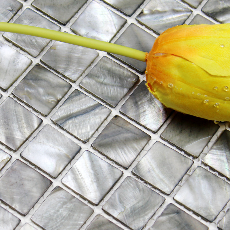 shell tiles 100% grey seashell mosaic mother of pearl tiles kitchen ...
