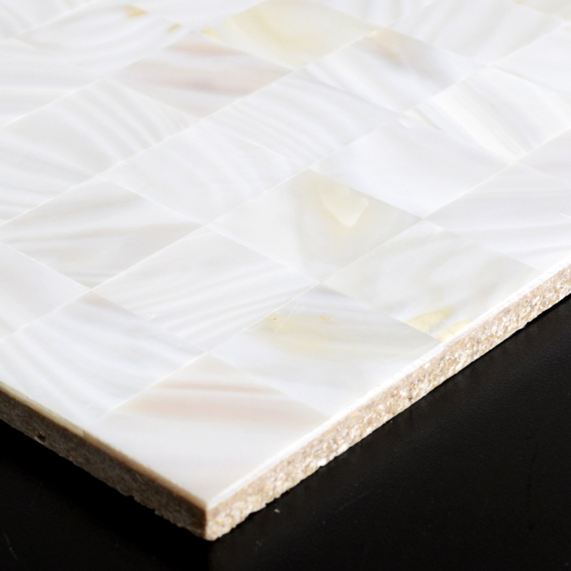 Shell Tiles Kitchen Backsplash Tile Square Mother of Pearl Mosaic Fresh ...