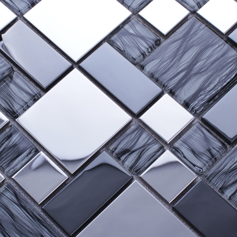 Wholesale Metallic Backsplash Tiles Silver 304 Stainless Steel Sheet