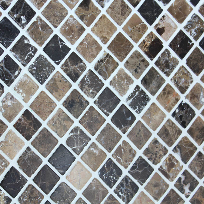 Stone Mosaic Tile Square Grey Patterns Bathroom Wall Marble Kitchen ...