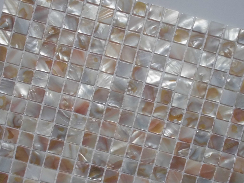 Mother of Pearl Tile Shower Liner Wall Backsplash