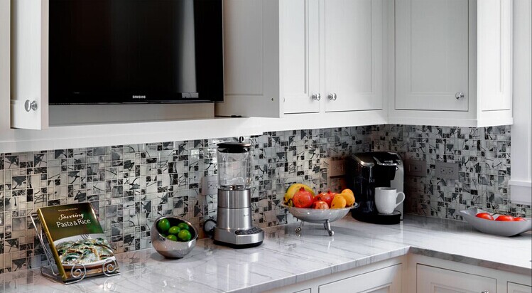 Wholesale Mosaic Tile Crystal Glass Backsplash Kitchen Countertop ...