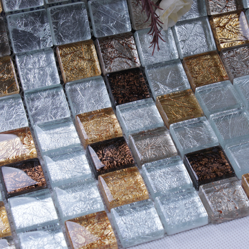 Wholesale Vitreous Mosaic Tile Crystal Glass Backsplash of Kitchen ...