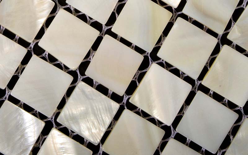 Fresh Water Mother of Pearl Shell Mosaic Tile Backsplash