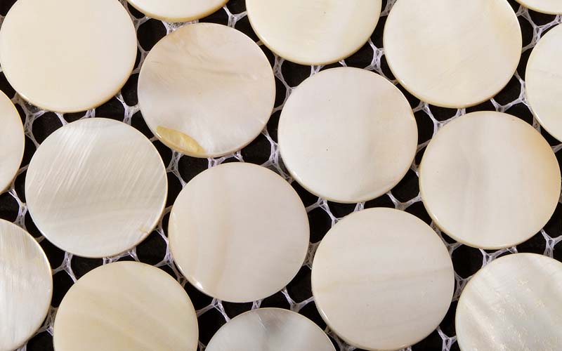 Mother of Pearl Tile Bathroom Mirror Wall Backsplash